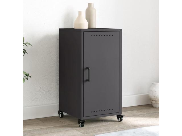 Click here for vidaXL Sideboard Black Cold-rolled steel Compact S... prices