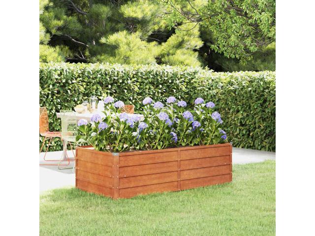 Click here for vidaXL Garden Raised Bed Rusty brown Corten steel... prices