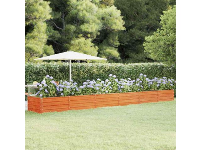 Click here for vidaXL Garden Raised Bed Rusty Corten Steel Large... prices