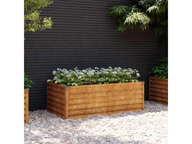 Click here for vidaXL Garden Raised Bed Rusty Corten steel Medium... prices