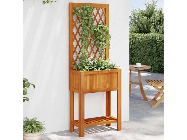 Click here for vidaXL Planter Natural Wood Solid Acacia wood Medi... prices
