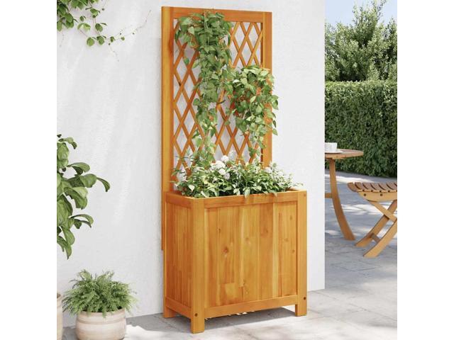 Click here for vidaXL Planter Brown Solid Acacia wood Medium Plan... prices
