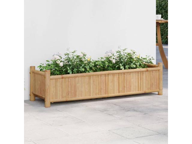 Click here for vidaXL Planter Natural Bamboo Bamboo Large Planter... prices