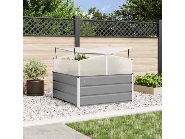 Click here for vidaXL Planter Light Grey 39.37 x 39.37 x 30.31 in... prices