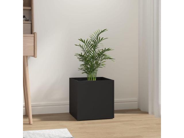 Click here for vidaXL Planter Box Black Engineered Wood 15.7x15.7... prices