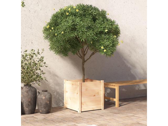Click here for vidaXL Garden Planter Natural Wood Solid Pinewood... prices