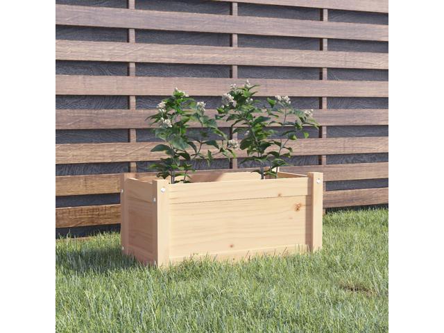 Click here for vidaXL Garden Planter Natural Wood Solid pinewood... prices