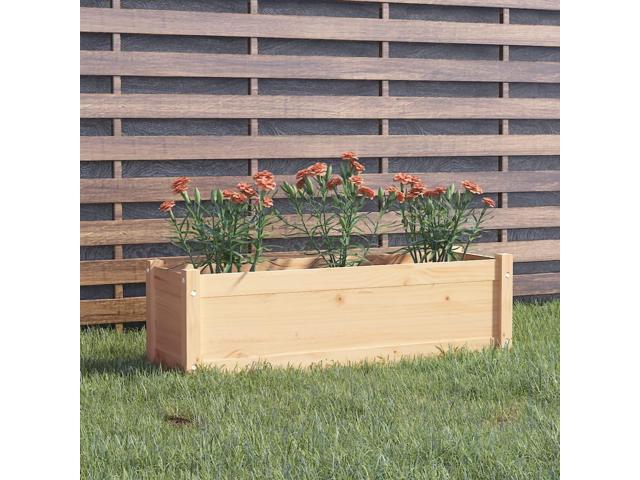 Click here for vidaXL Garden Planter Natural Pine Solid Pinewood... prices