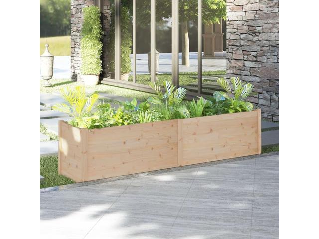 Click here for vidaXL Planter Natural Pine Solid Pinewood 78.7x19... prices