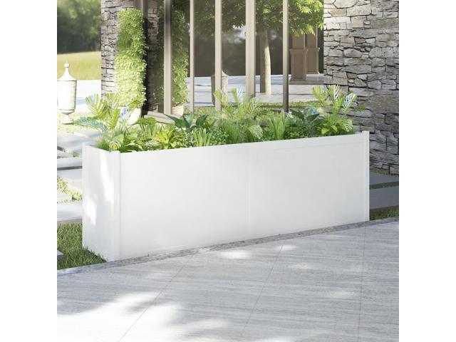 Click here for vidaXL Garden Planter White Solid pinewood 78.7 in... prices