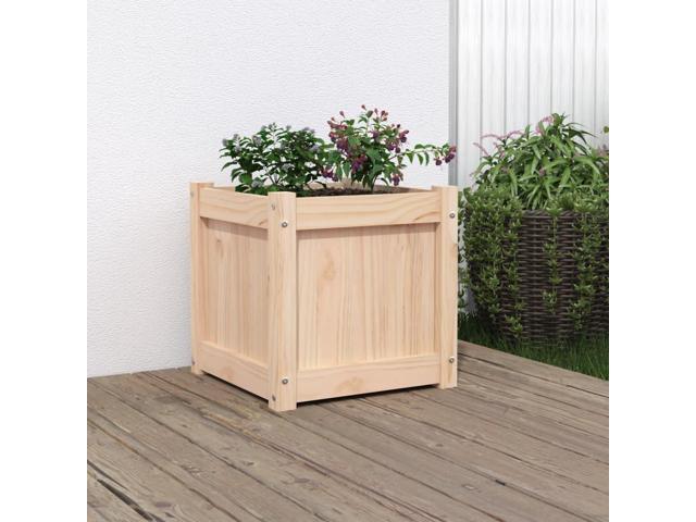Click here for vidaXL Garden Planter Natural wood Solid pine wood... prices