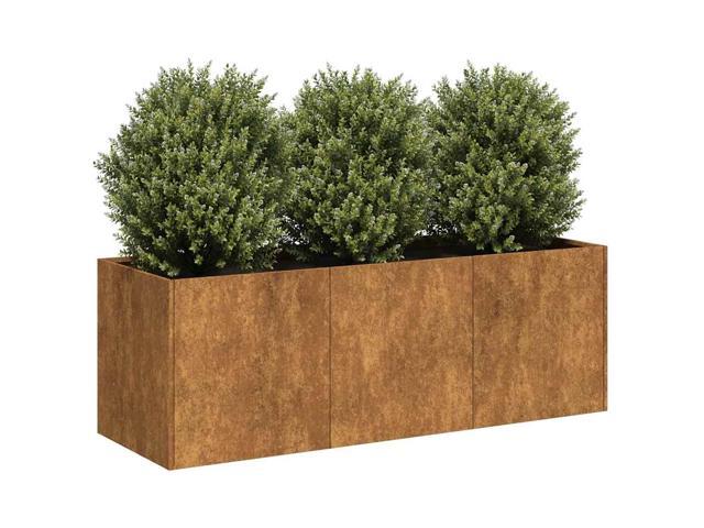 Click here for vidaXL Planter Rusty Weathering Steel Large Plante... prices