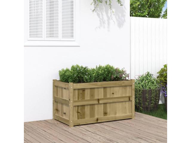 Click here for vidaXL Garden Planter Natural wood Treated pine wo... prices