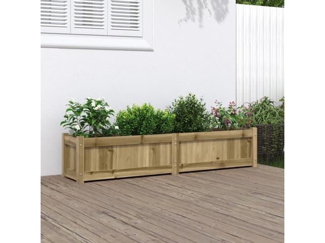 Click here for vidaXL Garden Planter Pine Wood Treated Pine Wood... prices