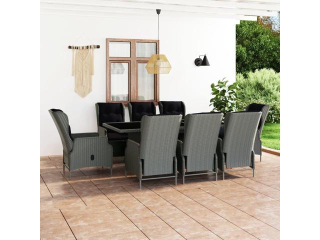 Click here for vidaXL Outdoor Dining Set Light Grey prices