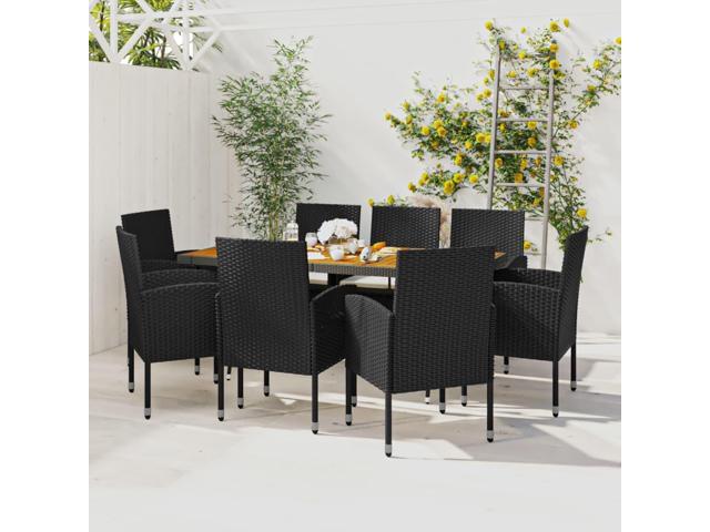 Click here for vidaXL Patio Dining Set Seats 8 Outdoor Dining Set... prices