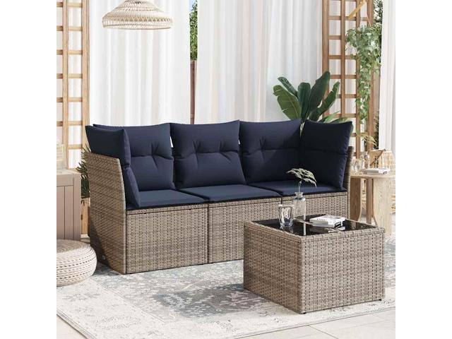 Click here for vidaXL Patio Sofa Set with Cushions Outdoor Furnit... prices