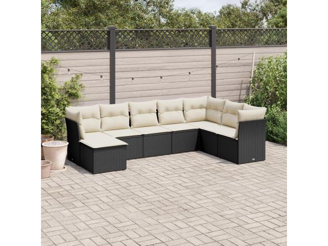 Click here for vidaXL Garden Sofa Set Black prices