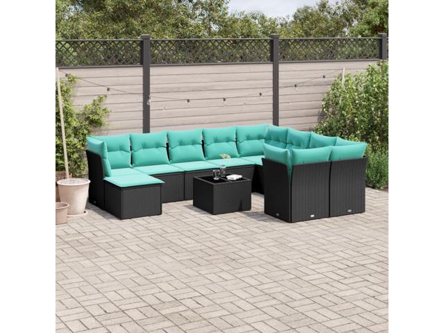 Click here for vidaXL Patio Sofa Set with Cushions Outdoor Furnit... prices