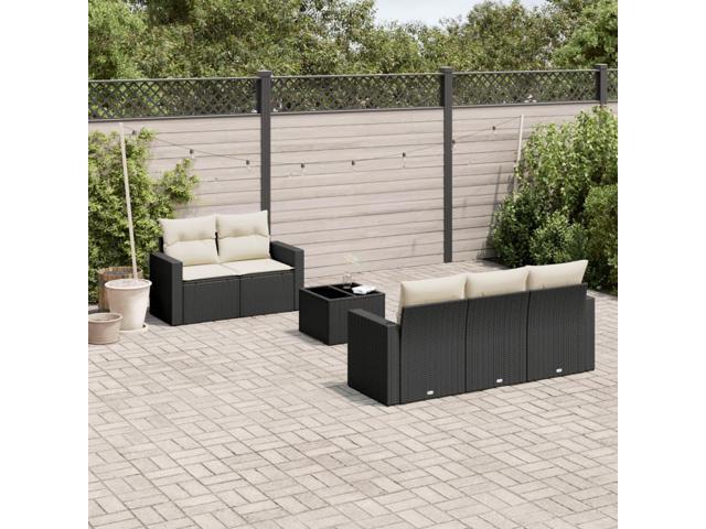 Click here for vidaXL Garden Sofa Set Black prices