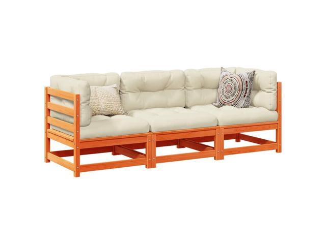 Click here for vidaXL Patio Sofa Set with Cushions Outdoor 3 Piec... prices