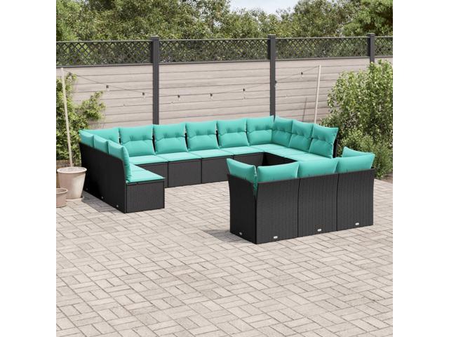 Click here for vidaXL Patio Sofa Set with Cushions Outdoor Furnit... prices