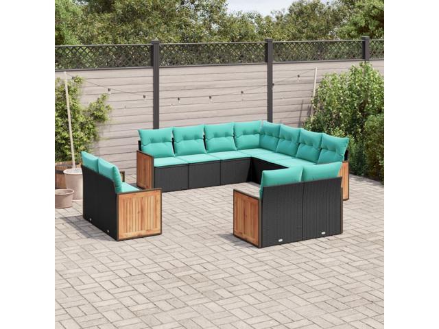 Click here for vidaXL Patio Sofa Set with Cushions Outdoor Furnit... prices