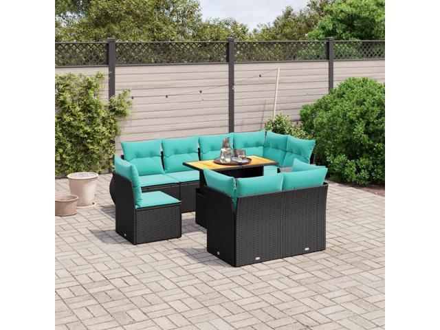 Click here for vidaXL Patio Sofa Set with Cushions Outdoor Furnit... prices