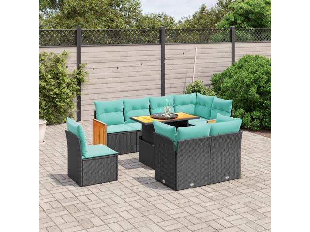Click here for vidaXL Patio Sofa Set with Cushions Outdoor Furnit... prices
