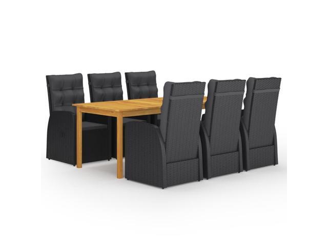 Click here for vidaXL Dining Set Black  Brown prices