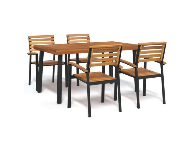 Click here for vidaXL Garden Dining Set Natural Acacia Wood prices