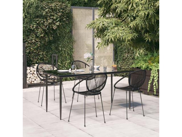 Click here for vidaXL Patio Dining Set 5 Piece Conversation Set w... prices