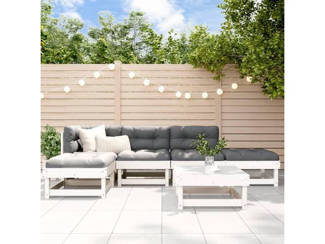 Click here for vidaXL Garden Lounge Set White prices