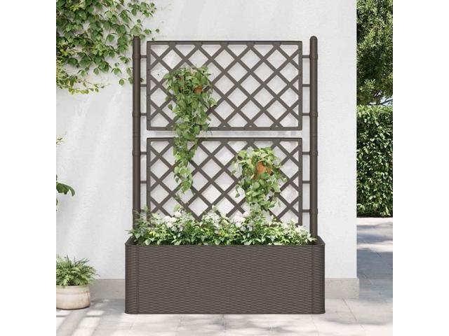 Click here for vidaXL Garden Raised Bed with Trellis and Self Wat... prices