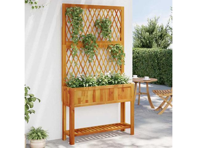 Click here for vidaXL Planter Natural Acacia Solid Acacia wood La... prices