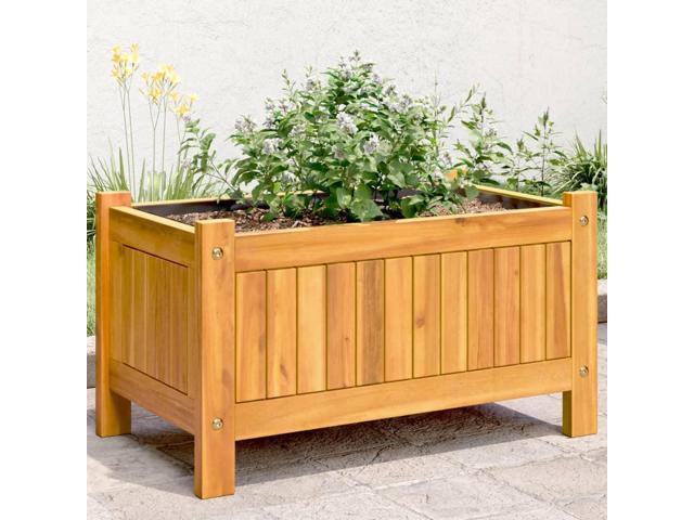 Click here for vidaXL Garden Planter Natural Solid Acacia wood St... prices