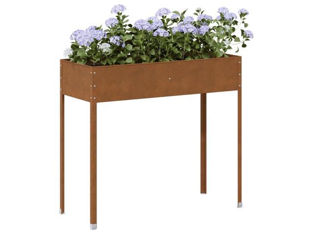Click here for vidaXL Garden Planter Weathering steel brown Large... prices
