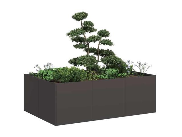 Click here for vidaXL Planter Black Cold-rolled steel Large Plant... prices