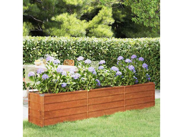 Click here for vidaXL Garden Raised Bed Rusty Corten steel 94.5 i... prices