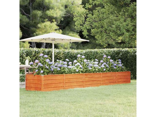 Click here for vidaXL Garden Raised Bed Rusty Corten steel 157.5... prices