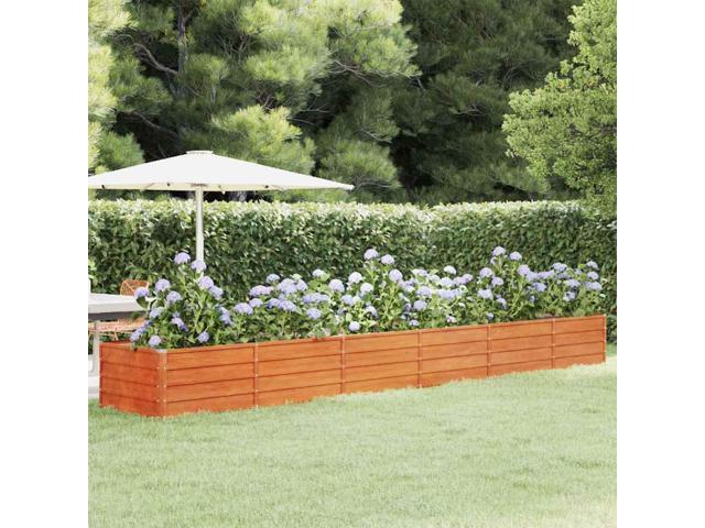 Click here for vidaXL Garden Raised Bed Rusty Corten Steel 189 x... prices