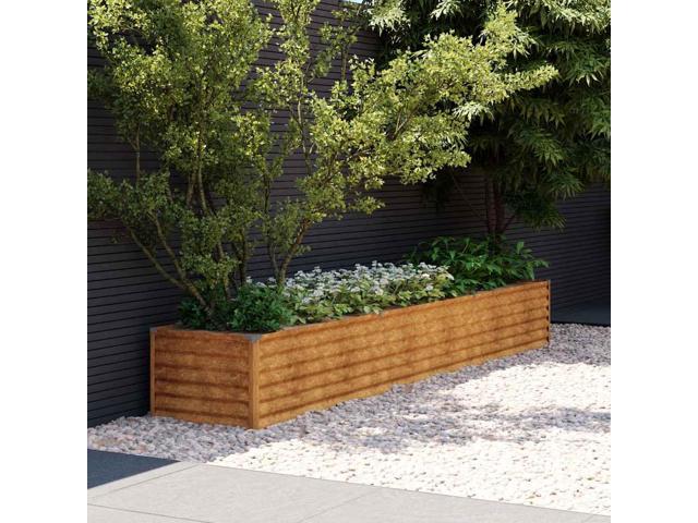 Click here for vidaXL Garden Raised Bed Rusty Corten Steel Large... prices