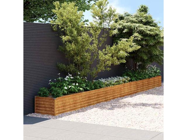 Click here for vidaXL Garden Raised Bed Rusty before aging Corten... prices