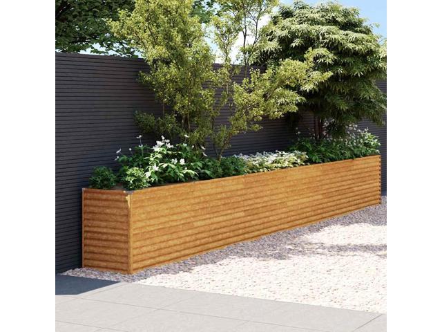 Click here for vidaXL Garden Raised Bed Rusty before developing r... prices