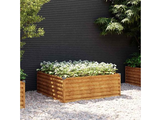 Click here for vidaXL Garden Raised Bed Normal metal color that d... prices