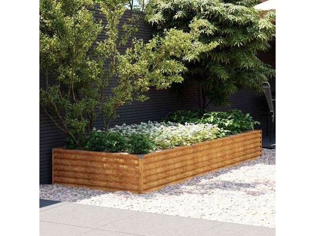 Click here for vidaXL Garden Raised Bed Rusty Corten steel Large... prices