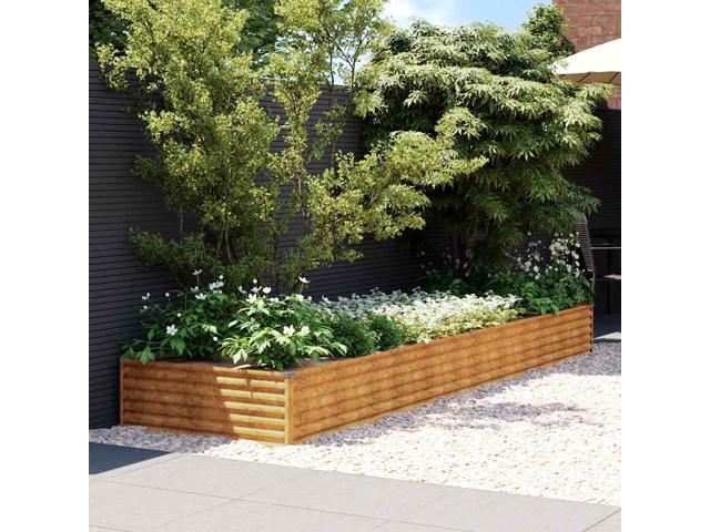 Click here for vidaXL Garden Raised Bed Rusty Corten steel Large... prices