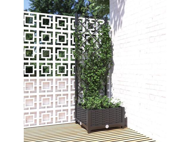 Click here for vidaXL Garden Planter Black Polypropylene 15.7 x 1... prices