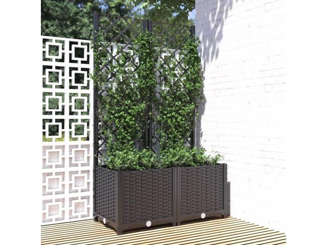 Click here for vidaXL Garden Planter Black Polypropylene 31.5 x 1... prices