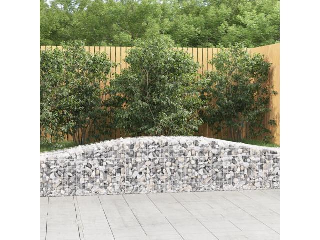 Click here for vidaXL Gabion Basket Silver Galvanized Iron Extra... prices